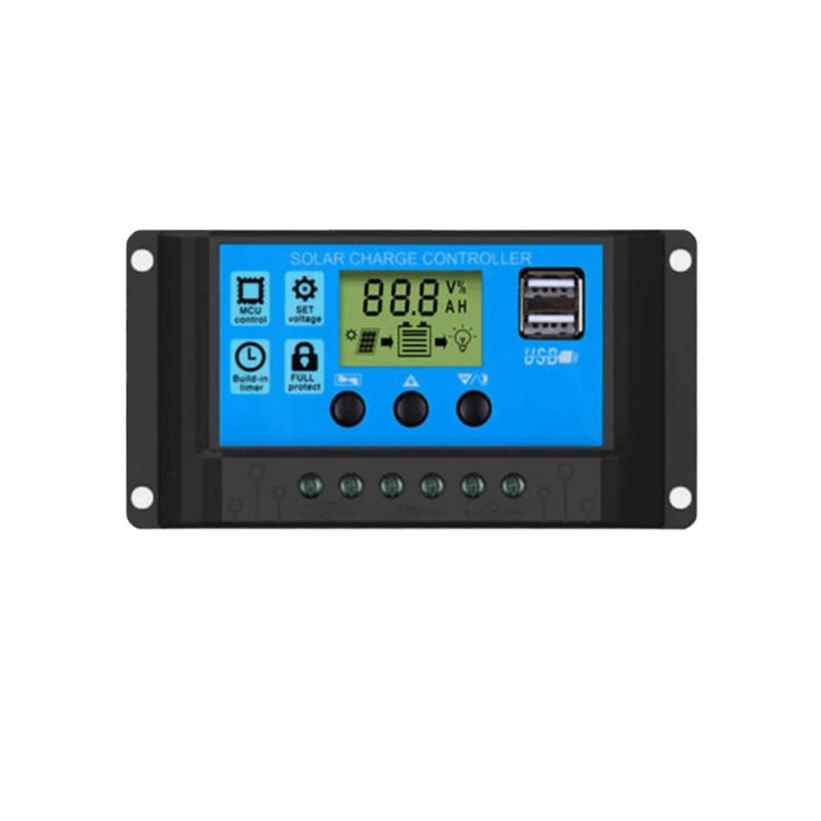 100W 12V 24V Waterproof Solar Generator Charge Controller Wind Power ...