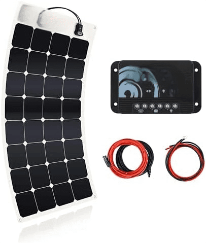 100W 12V Solar Power Kit for LiFePO4 Lithium Battery | 100W Flexible ...