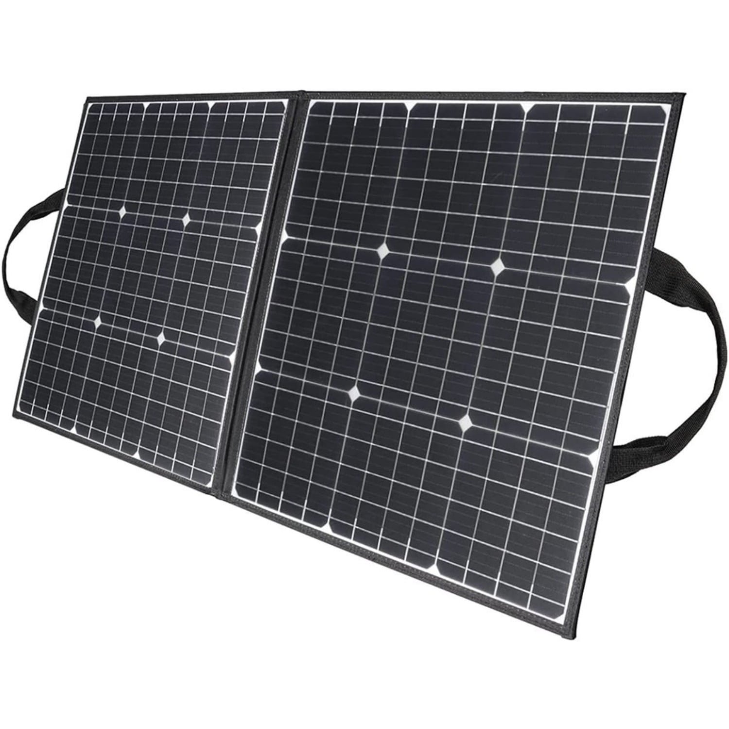 100W 18V Portable Solar Panel; Foldable Solar Charger with 5V USB; QC 3 ...