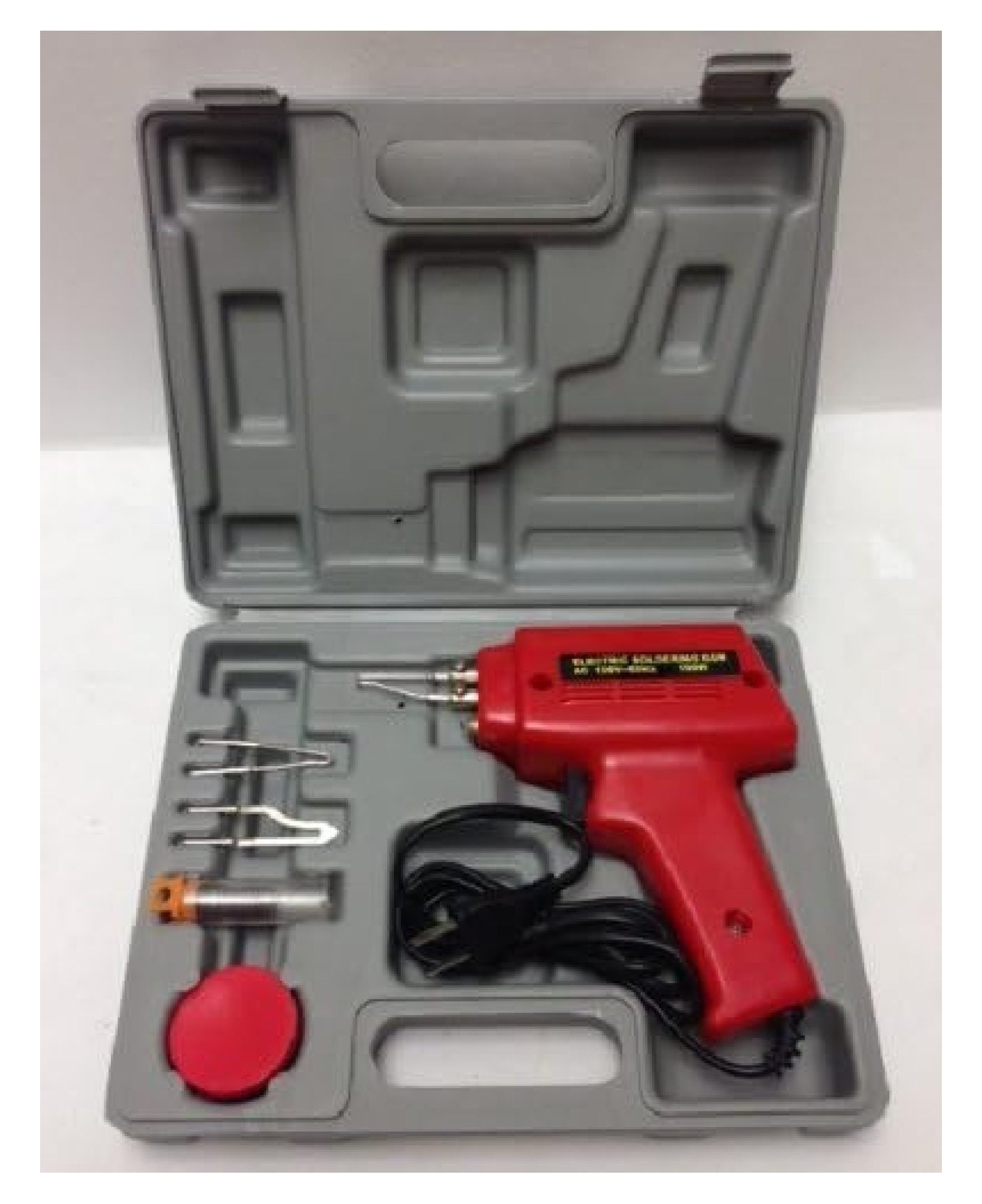 100W 5Pc Soldering Gun Kit: Cutter: Flux: Solder: Case - Walmart.com