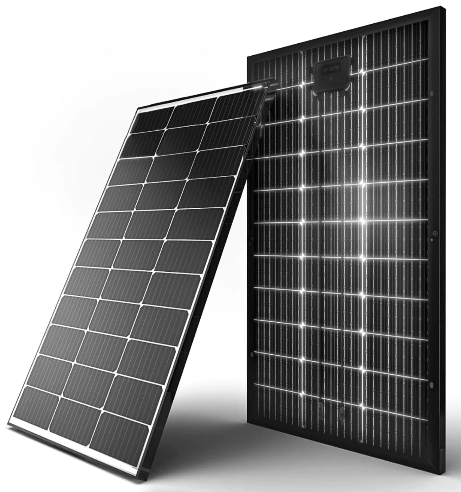 100W Bifacial Monocrystalline Solar Panel For Charging 12V and 24V ...