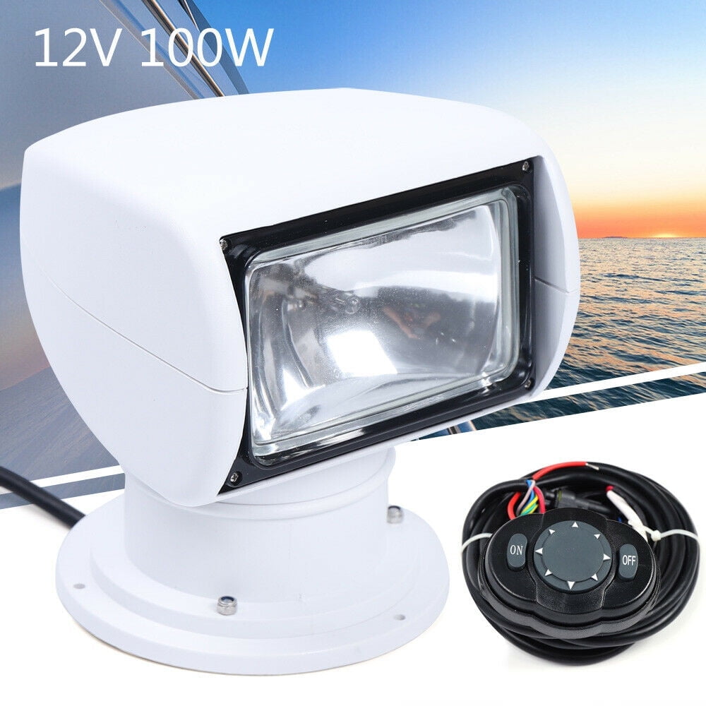 100W Bulb 12V Boat Truck Car Spotlight Marine Searchlight Light ...