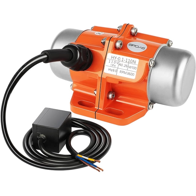 100W Concrete Vibrator Vibration Motor Single Phase AC 110V 3600RPM ...
