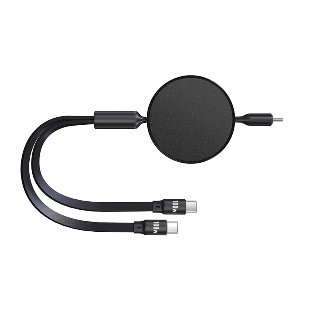 100W Data Sync Extender Cord Wire Type C Cable USB C to Double Male ...