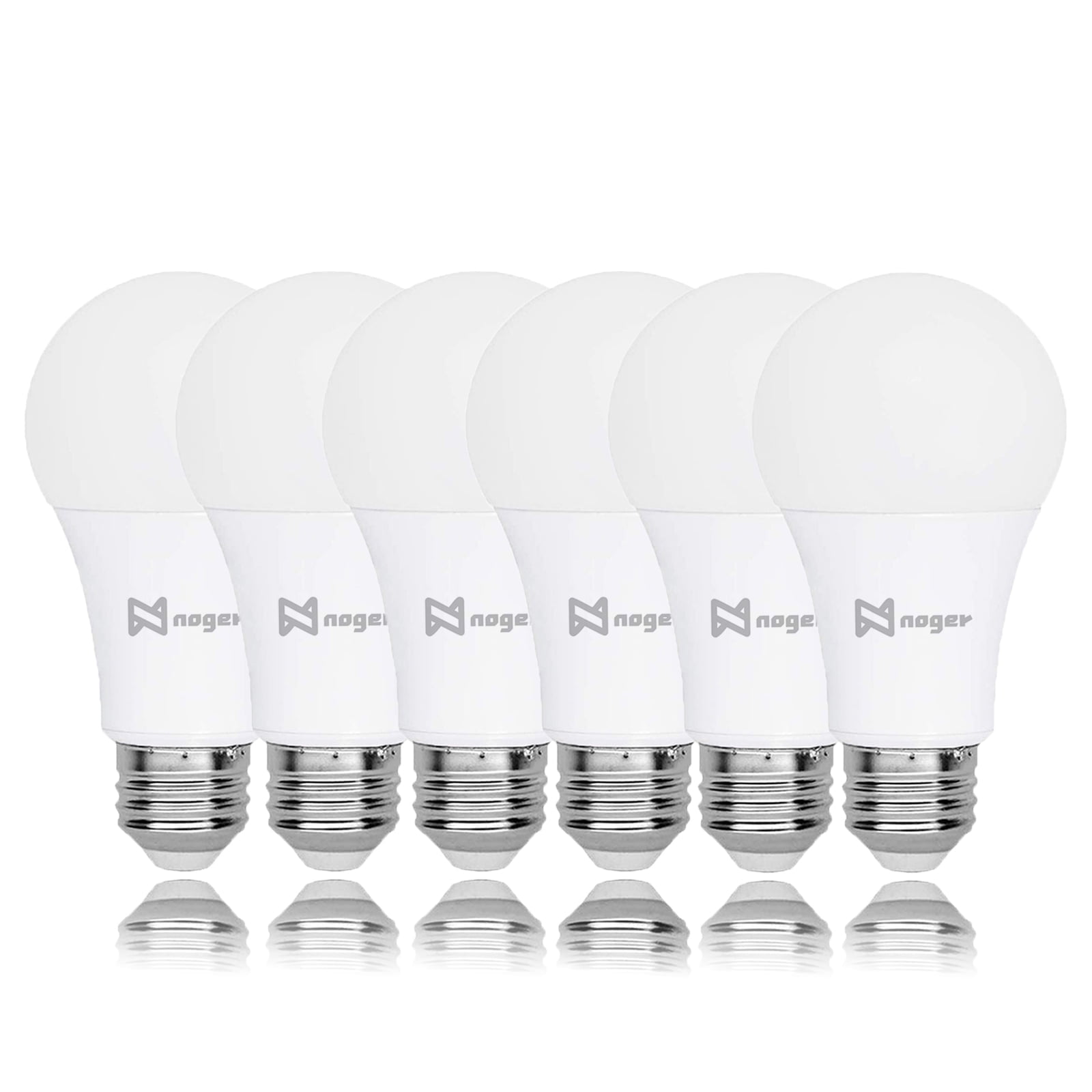 100W Equivalent A19 LED Light Bulbs, Natural White 3500K-4000K, E26 ...