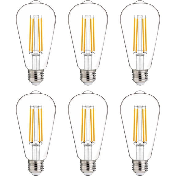 100W Equivalent LED Edison Bulbs, ST19/ST58 Dimmable LED Light Bulbs ...