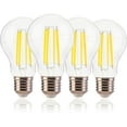 100W Equivt A19 LED Light Bulbs, Efficient 12W, 1600Lume, 5000K ...