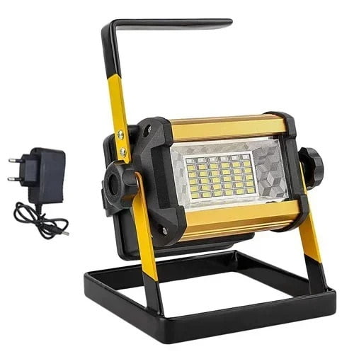 100W Flood Light Outdoor Portable LED Reflector Spotlight Rechargeable ...