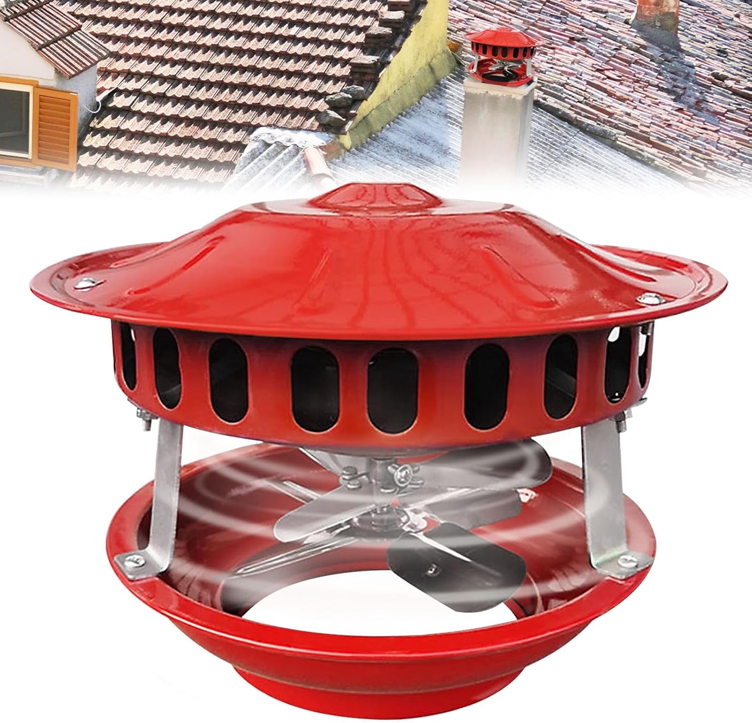 100W Flue Fan, Exhaust Pipe Fan, Chimney Exhaust Gas12-21 cm, Chimney ...