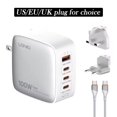 100W GaN USB-C Charger, 3-Port Fast Charging Station for iPhone, iPad ...