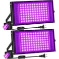 100W LED Black Lights, Blacklight Flood Light for Halloween Decorations ...