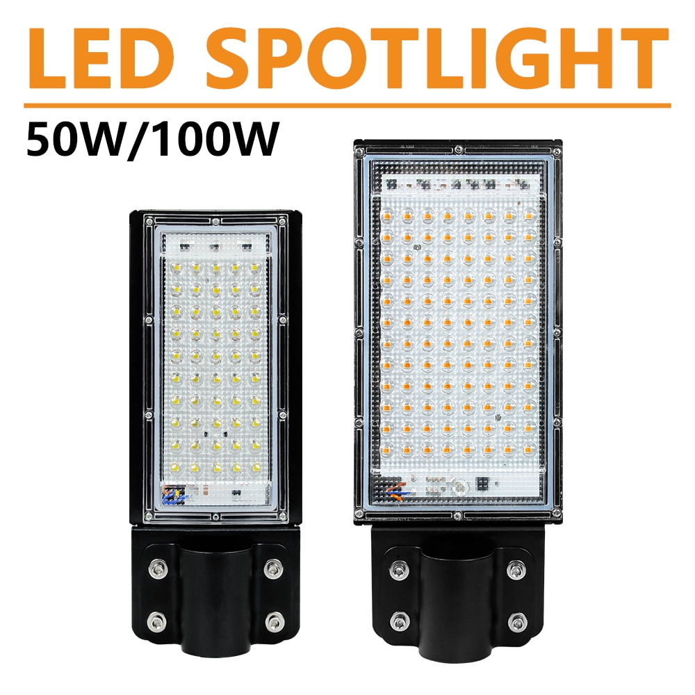 100W LED Flood Light, 96 LEDs 4000LM 6000K Daylight White/Warm Work ...
