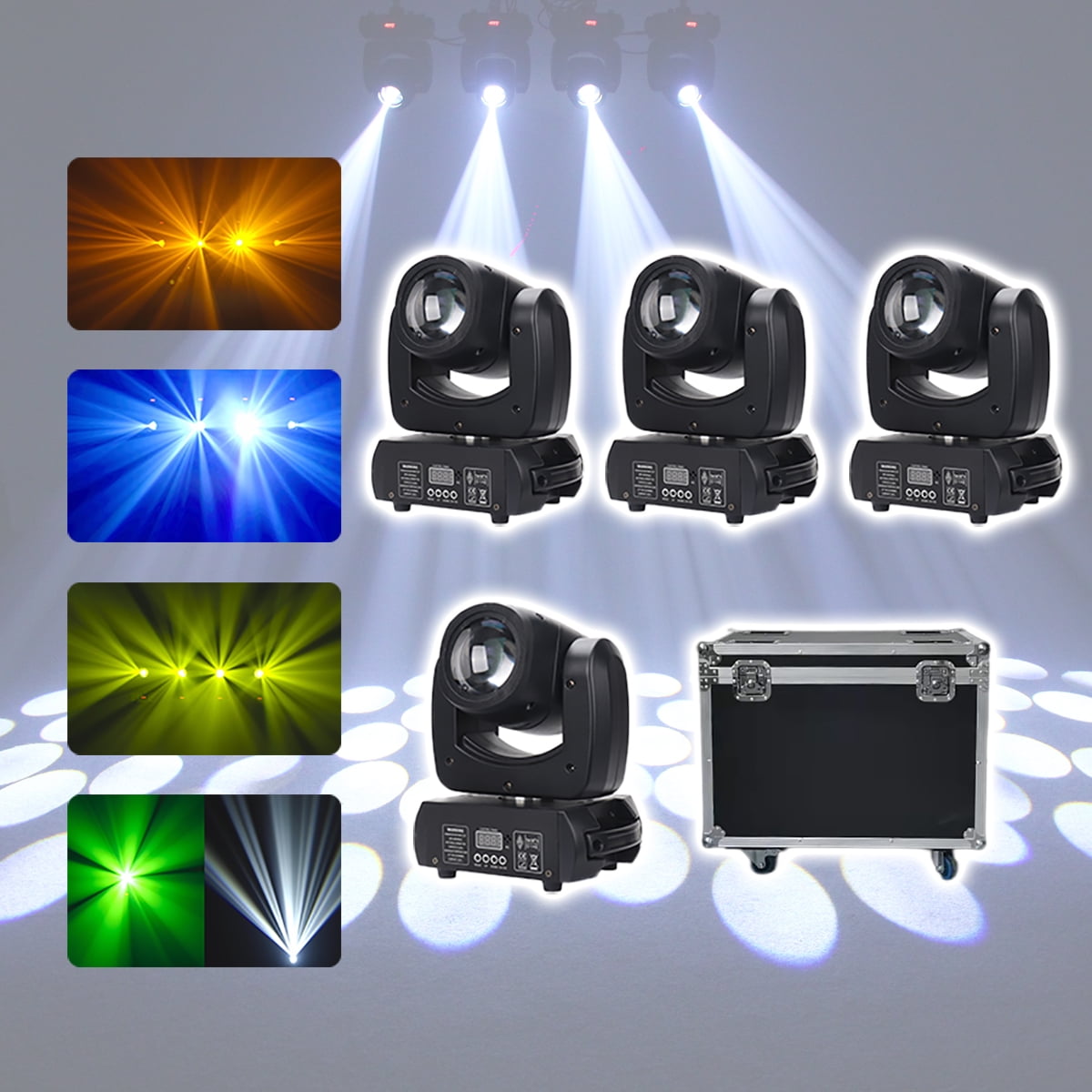 100W LED Moving Head Stage Lighting Disco DJ DMX512 Beam Gobo Spot ...