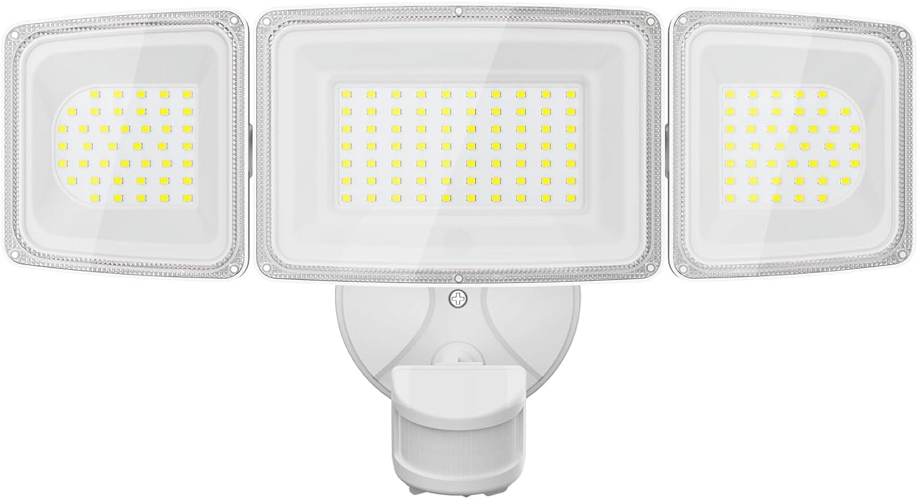 100W LED Security Lights Motion Sensor Light Outdoor, 9000LM Ultra ...