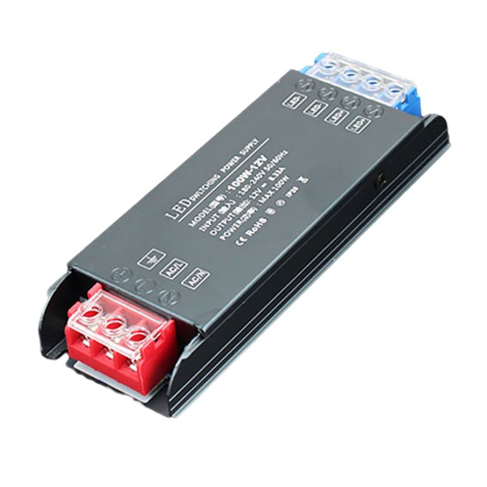 100W Led Driver Power Supply, Switching Power Supply Led Transformer ...