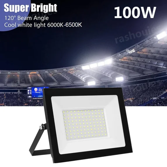 100W Led Flood Light Outdoor Module Spotlight Garden Yard Lamp Bright ...