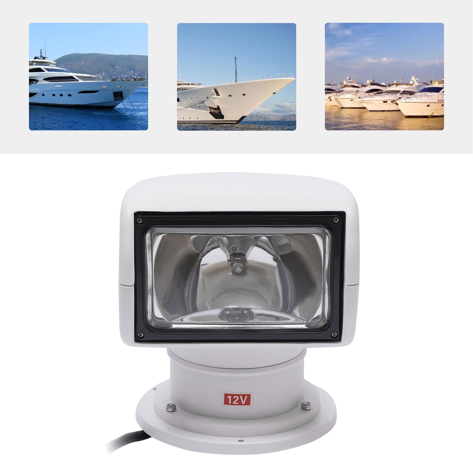 100W Marine Spotlight Searchlight for Coast guard Yacht Fishing Boat ...