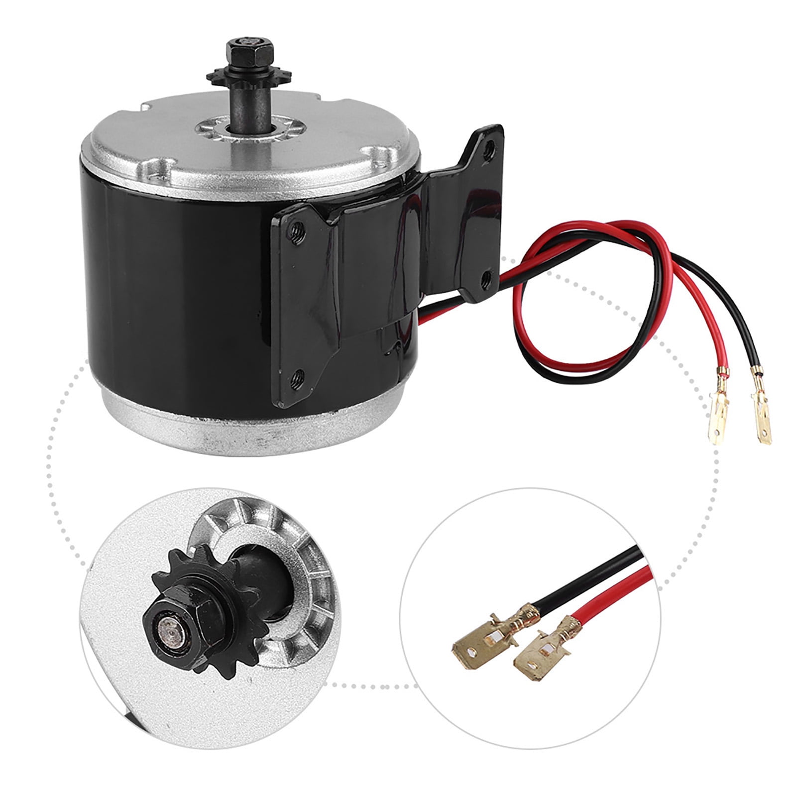 100W Motor,24V 350W Professional Metal Brushed Motor for Small Surf ...