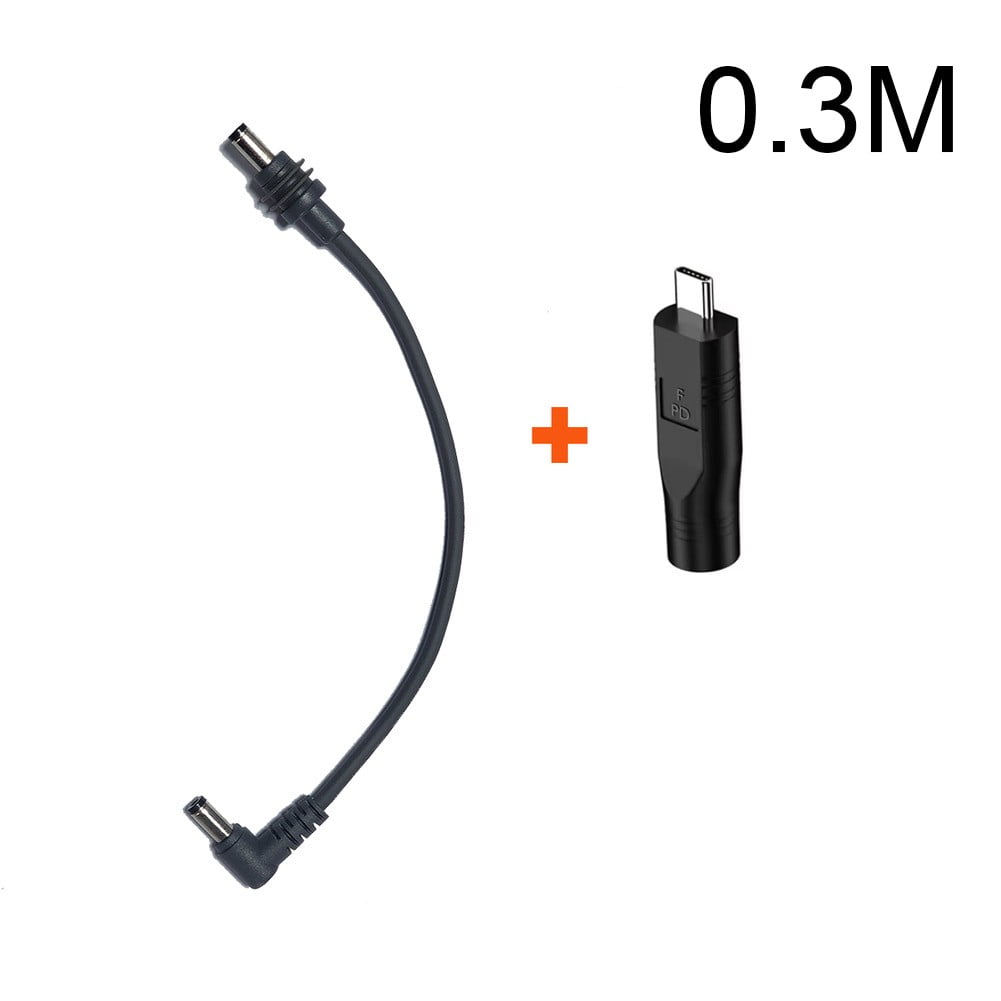 100W PD 20V Ethernet DC Power Cable With USB C To DC Adapter For ...