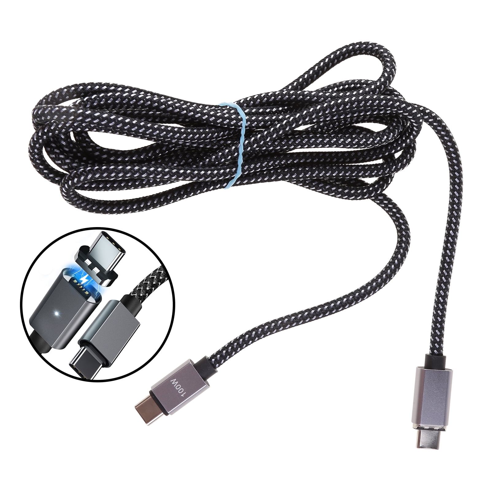 100W PD 5A USB to USB able,Data able for S20 + S10 - Walmart.com