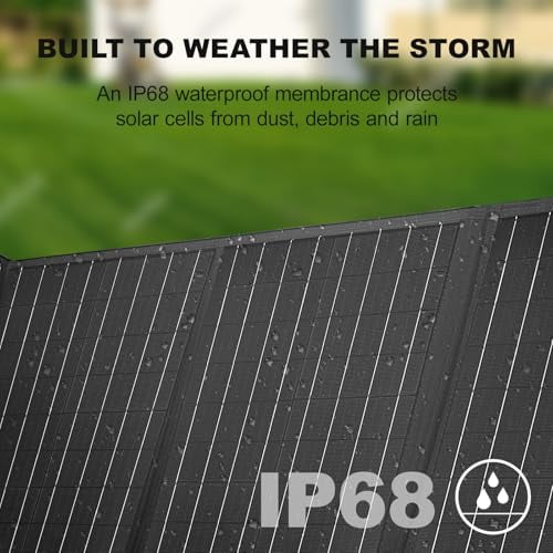 100W Portable Solar Panel IP68 Waterproof Foldable Solar Panel with USB ...