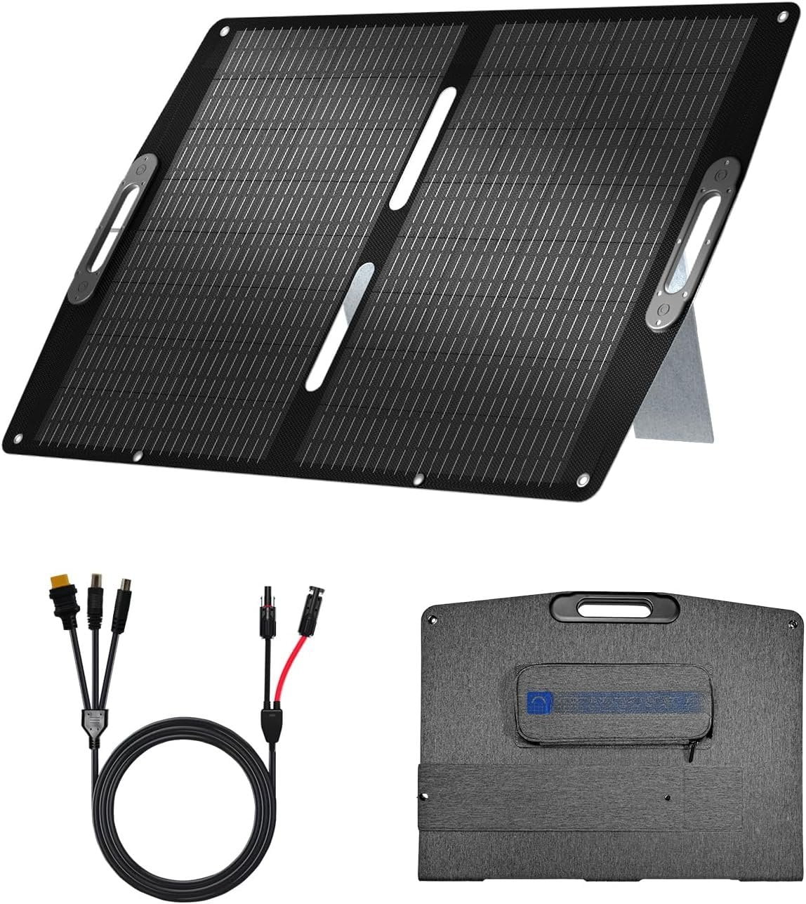 100W Portable Solar Panel for Power Stations,IP65 & Lightweight with ...