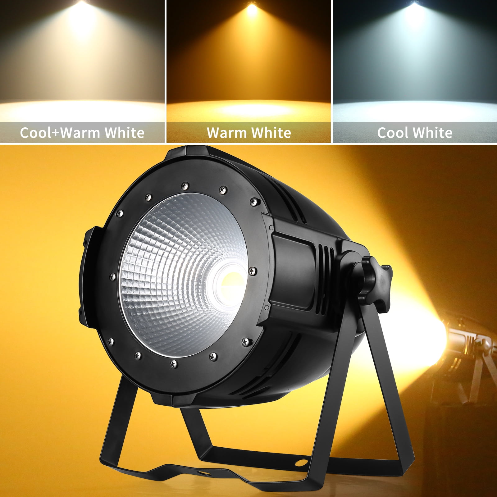 100W Stage Light Warm White & Cool White, COB Par Light LED Stage ...