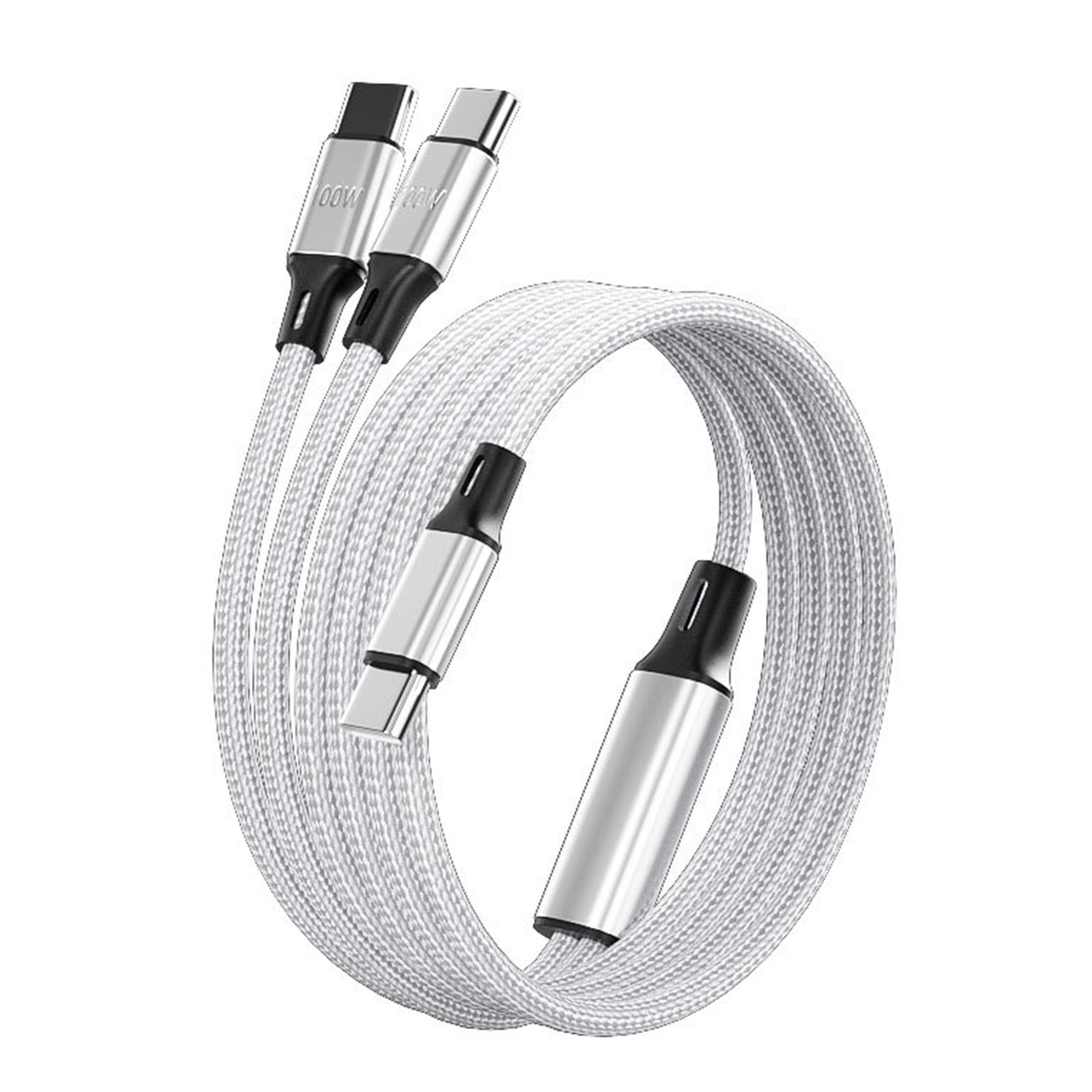 100W Type C Charging Cable 100W USB C to Double USB C Cord Type C ...