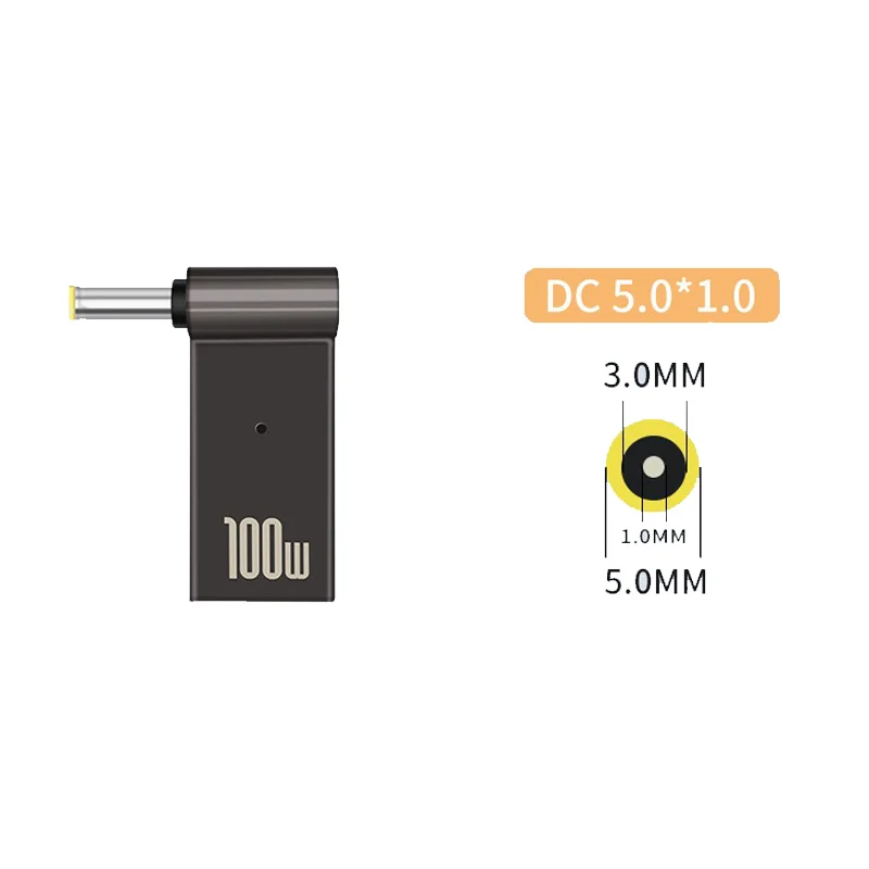 100W USB Type C Fast Charging Adapter Plug Connector Universal USB C ...