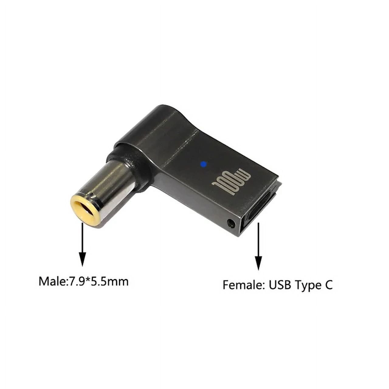 100W USB Type C Fast Charging Adapter Plug Connector Universal USB C ...
