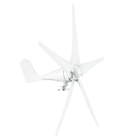 100W Wind Turbine Kit for Home, 12V/24V 5-Blade Wind Power Generator ...