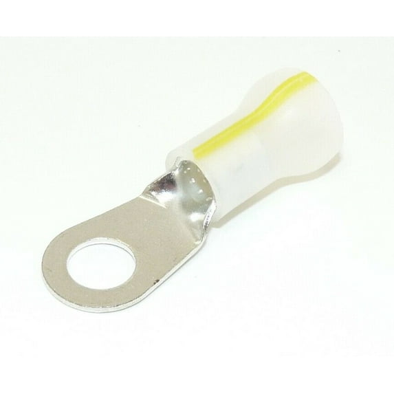 100X 53950-1 Amp TE Connectivity Plasti-Grip Ring Terminal 4 AWG .375 ...