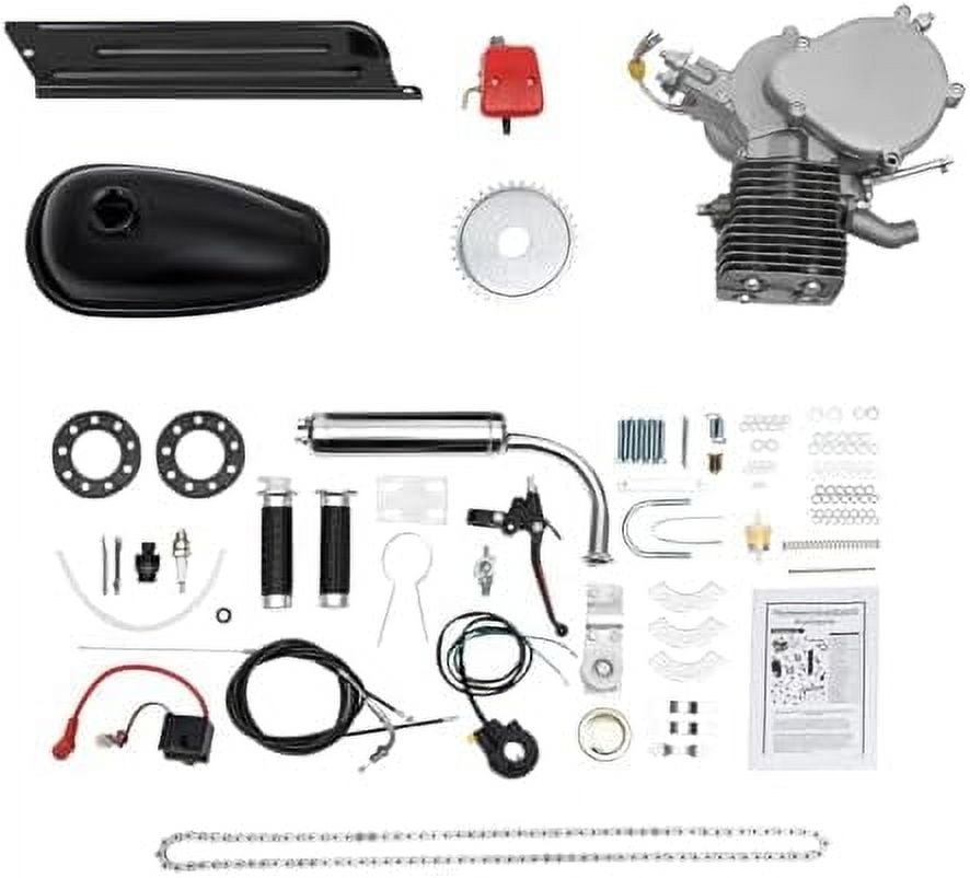 100cc Bike Engine 2 Stroke Motorized Bike Kit Bicycle Gas Powered Motor ...
