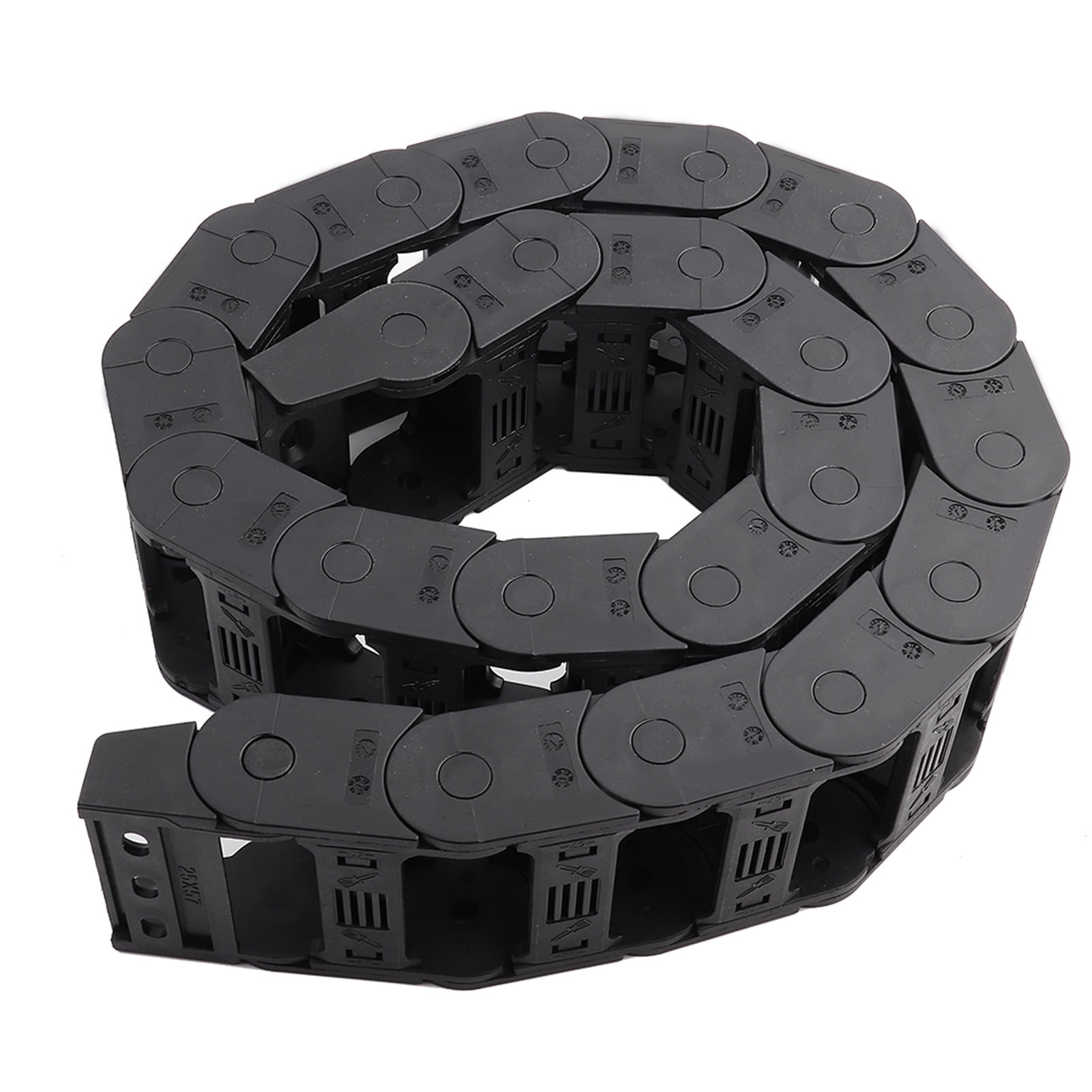 100cm 25 x 57mm Nylon Open Both Side Wire Carrier Drag Chain Engraving ...