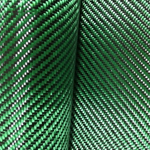 100cm*50cm Green Carbon Aramid Fiber Hybrid Fabric Cloth 3K Carbon ...