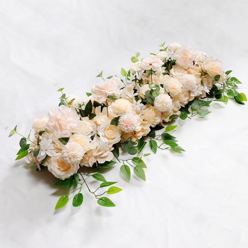 100cm DIY Wedding Flower Wall Decoration Arrangement Supplies Silk ...