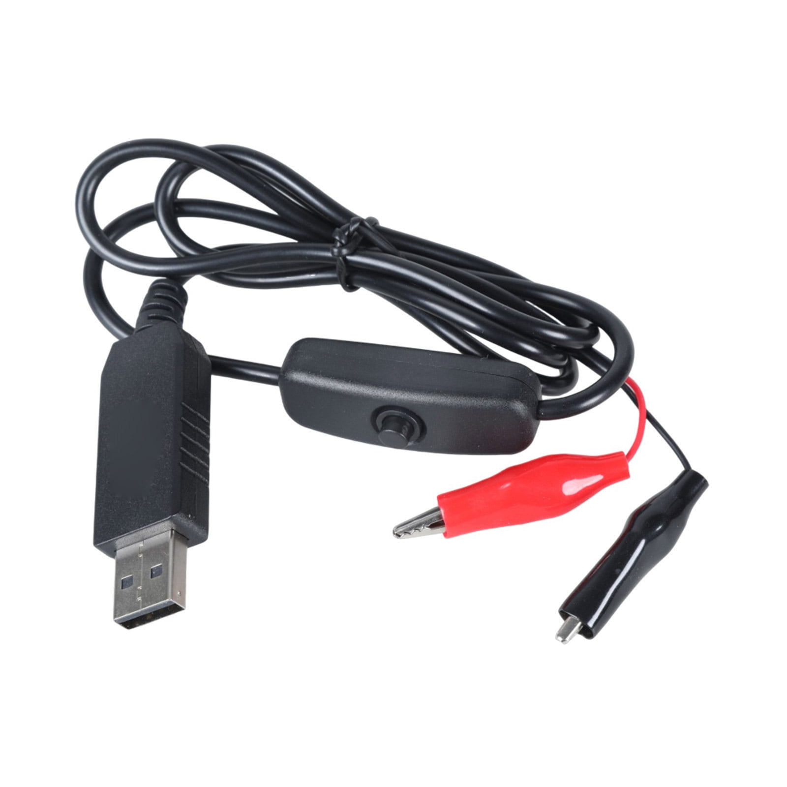 100cm Length USB Male to Clip Cord, Jumper Wire Power Adapter Cable for ...