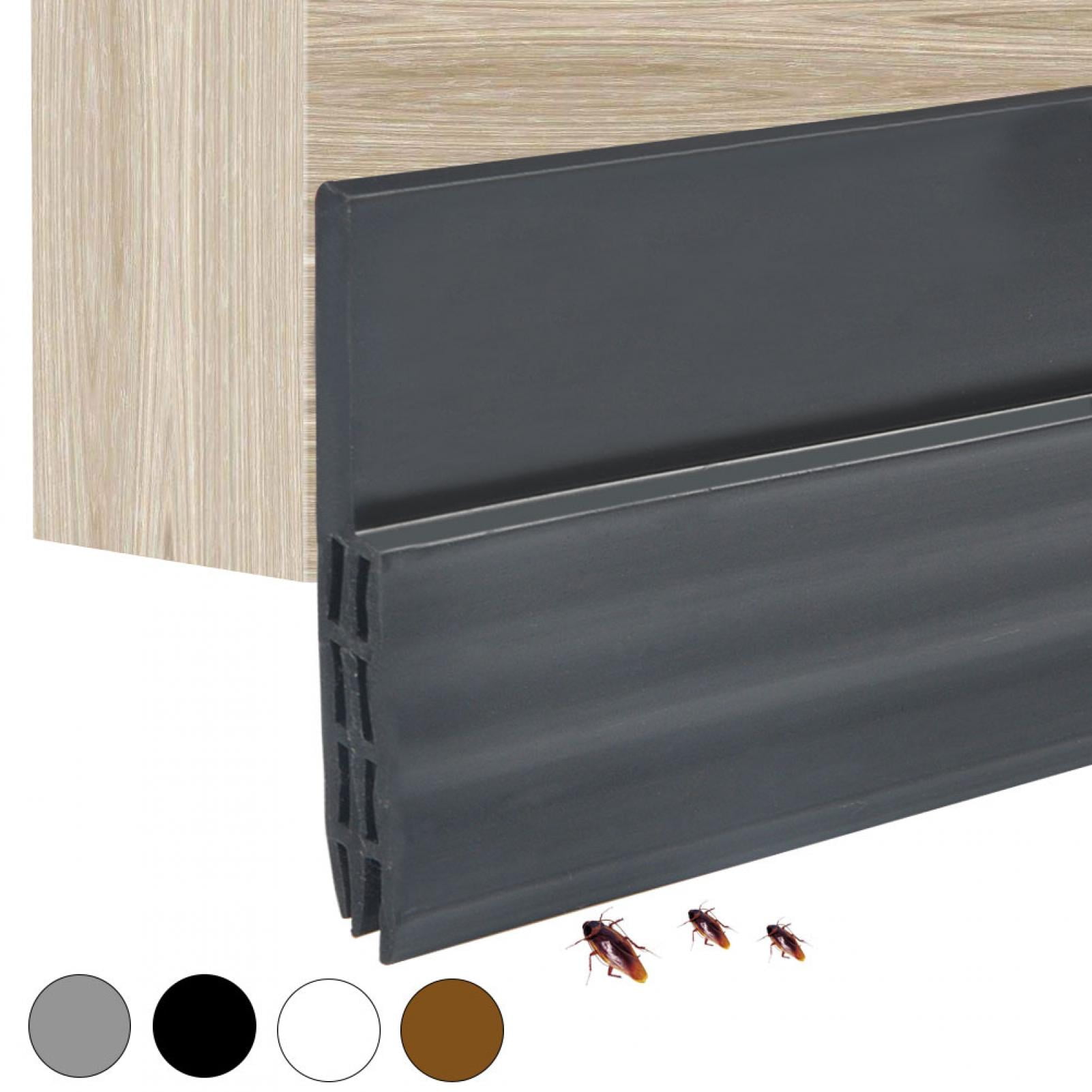 100cm Silicone Rubber Door Strip Self Adhesive Backing Door Seal ...