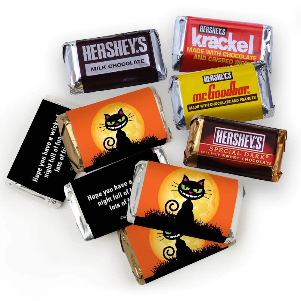 100ct Halloween Party Favors Mini Wrappers for Hershey's Miniatures ...