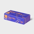 100ct Jumbo Paper Clips : Silver Office Supplies, 1.75" Height, 100 ...