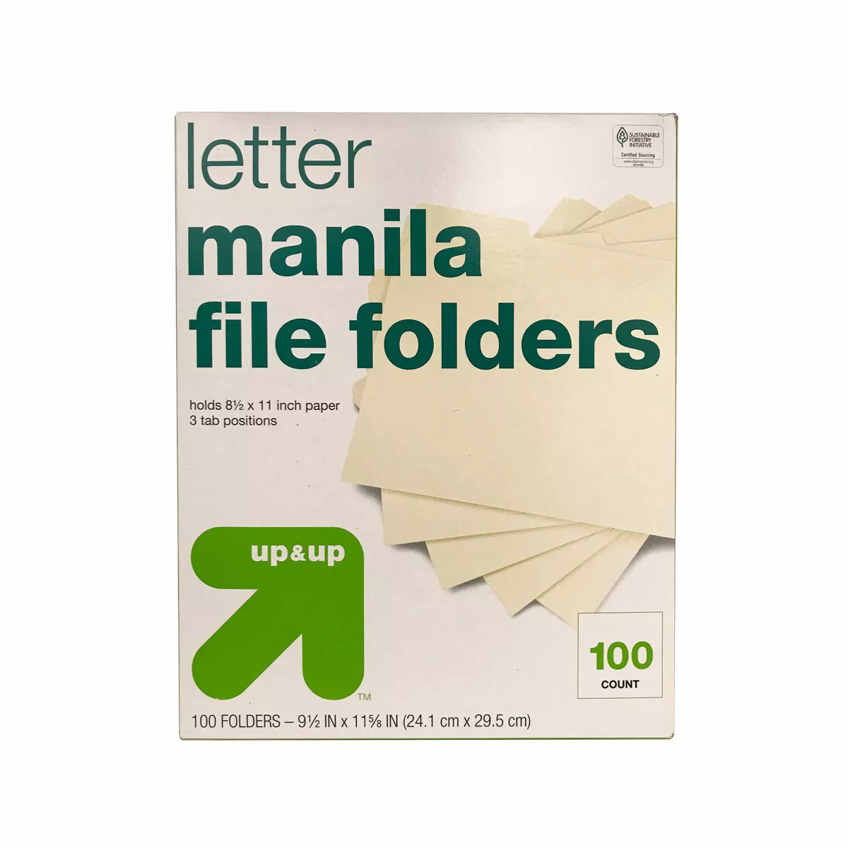100ct Manila File Folders - Walmart.com
