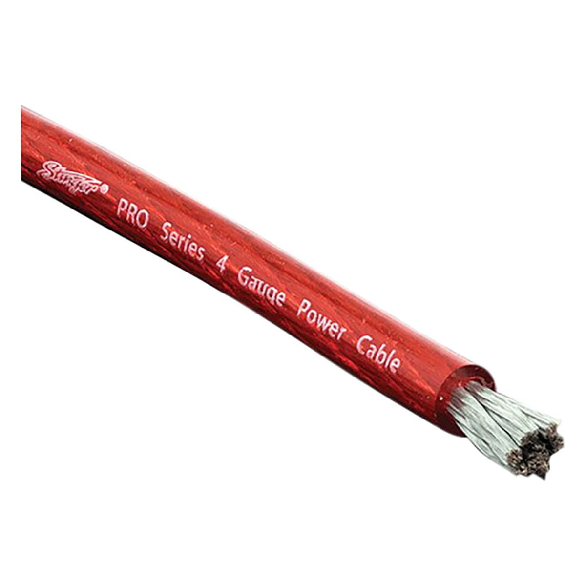 100ft 4GA Red Power Wire - Walmart.com