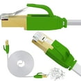 100ft Long Cat 8 Ethernet Cable, High Speed 40Gbps Internet Cord for ...