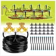 100ft DIY Drip Irrigation Kit with Adjustable Emitters - Walmart.com