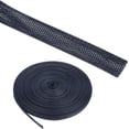 100ft PET Expandable Wire Loom 3/8 Inch, Braided Sleeving Cable ...