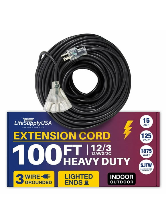 12 Gauge Extension Cords in Extension Cords by Gauge - Walmart.com