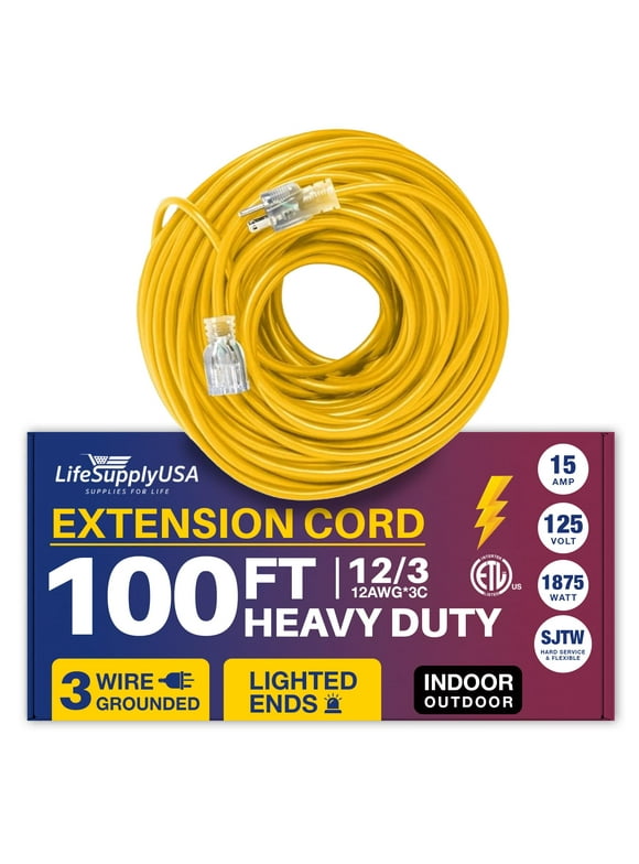 12 Gauge Extension Cords in Extension Cords by Gauge - Walmart.com