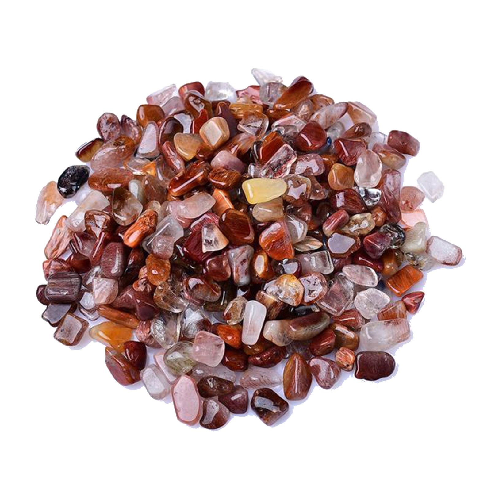 100g/0.22lb Natural Crushed Crystal Quartz Irregular Polished Stones ...