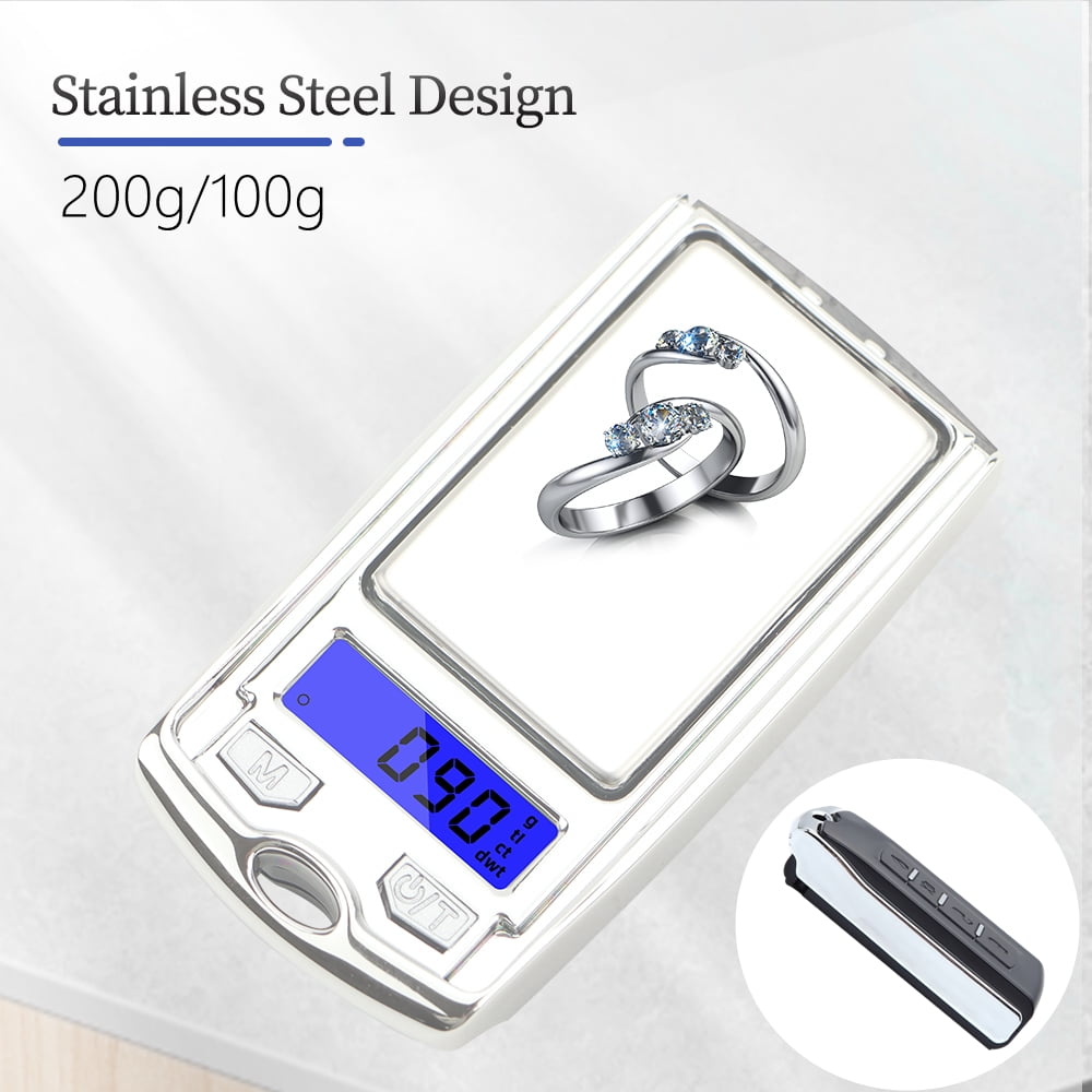 100g/200g Mini Electronic Pocket 0.01g Precision LCD Digital Scales ...