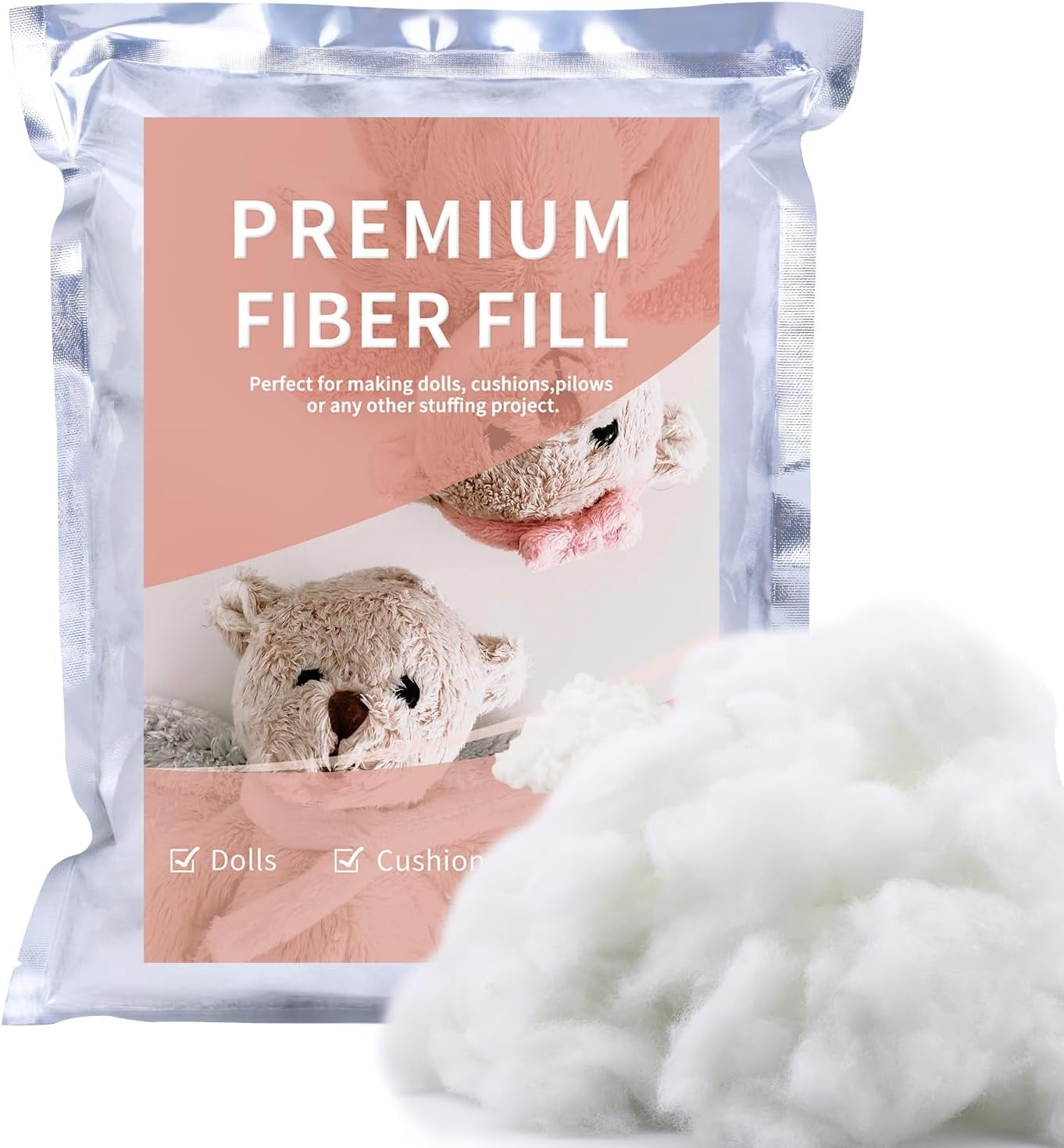 100g/3.5oz Premium Polyfill Stuffing for Stuffed Animals, Polyester ...